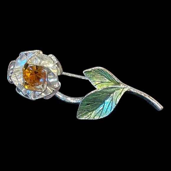 Avon | Jewelry | Vintage Avon Silver Toned Topaz October Birthday ...